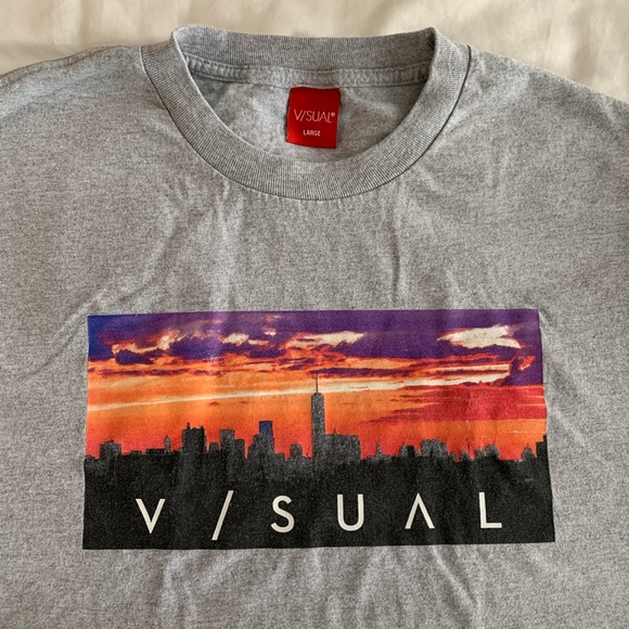 Visual | Shirts | Mens Visual Grey Tshirt | Poshmark